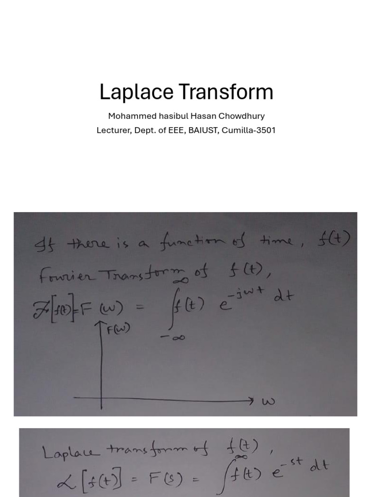 4. Laplace Transform | PDF