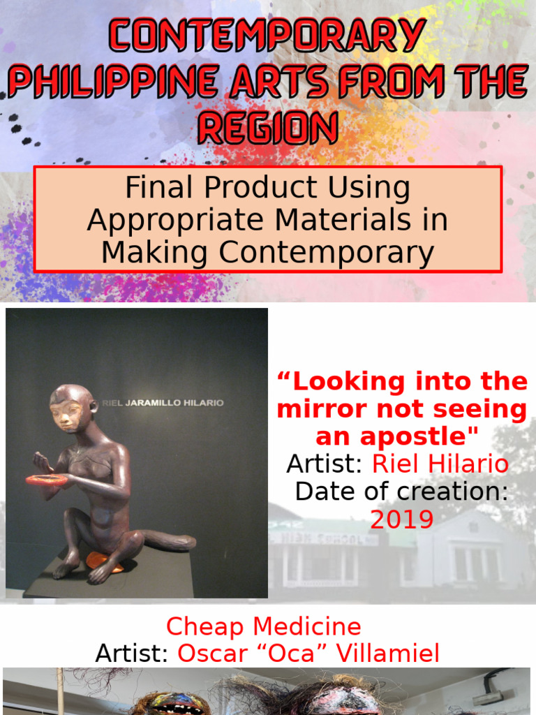 L13 Final Product Using Appropriate Materials in Making Contemporary | PDF