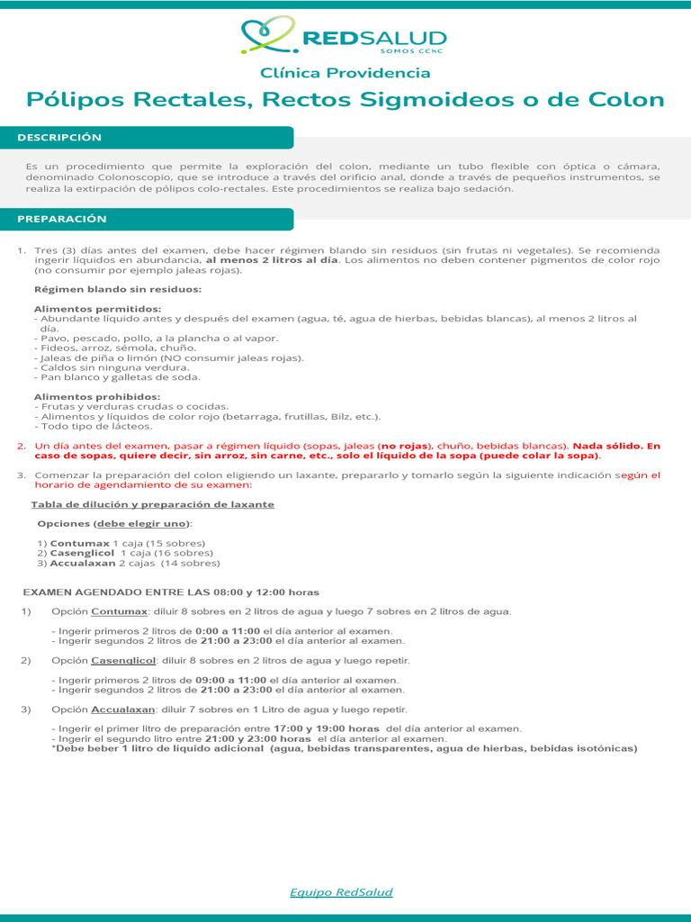 PRO-POLIPOS RECTALES, RECTOS SIGMOIDES O DE COLON (1) (1) | PDF ...