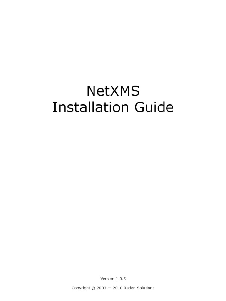 Netxms Install Guide | Download Free PDF | Command Line Interface | Installation (Computer Programs)