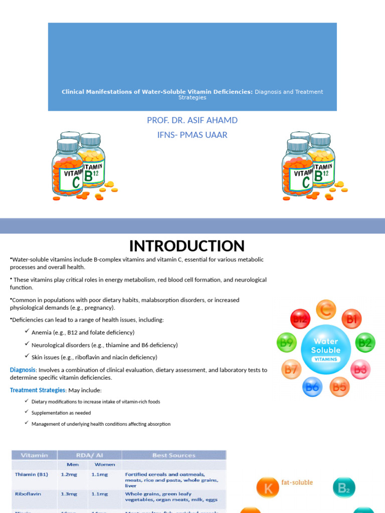 Lec9 - Clinical Menifestations | PDF | Vitamin | Anemia