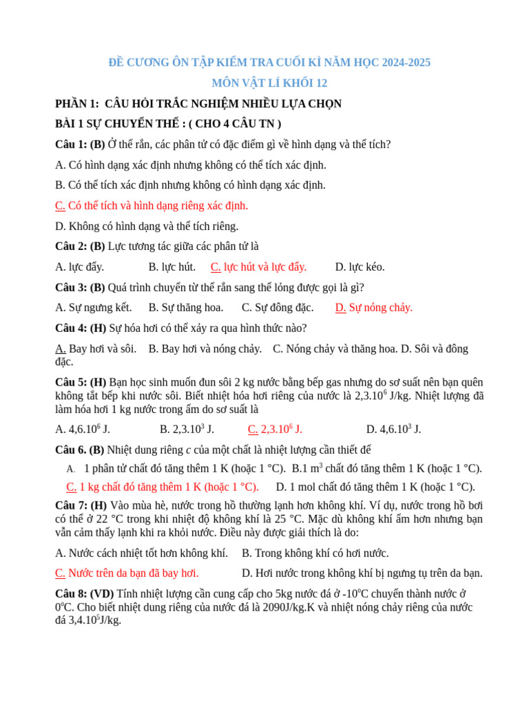 Đe Cuong Rut Gon | PDF