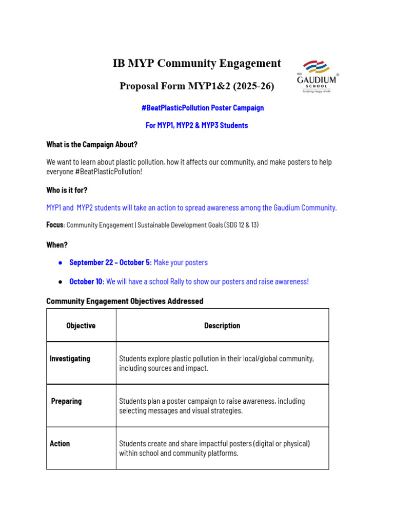 Beat Plastic Pollution MYP1-2 1 | PDF | Human Communication