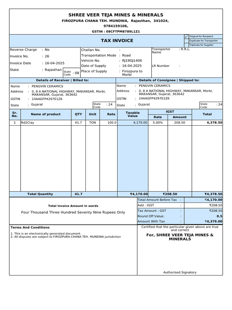 26 Pengvin Ceramics | PDF | Taxes | Payments