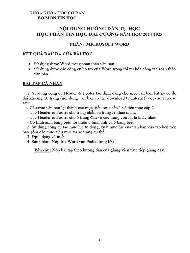 Huong Dan Tu Hoc THDC 2024 2025 20250623085119 e 20251031010131 e | PDF