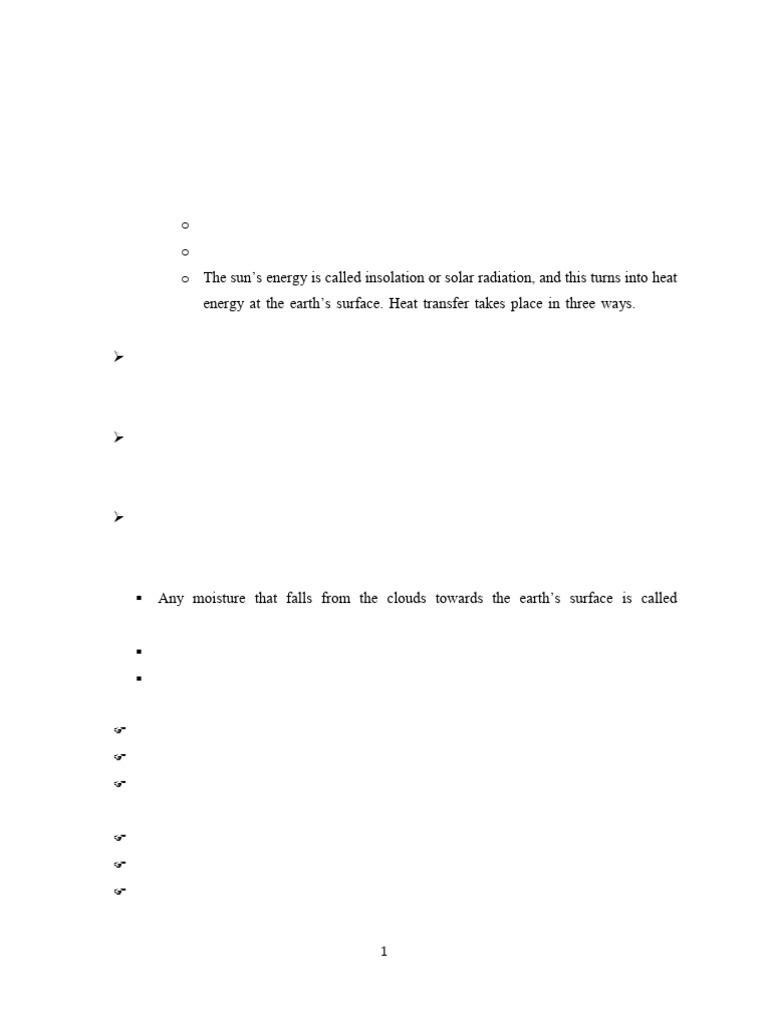 Elements of Weather and Climate | PDF | Precipitation | Atmosphere Of Earth