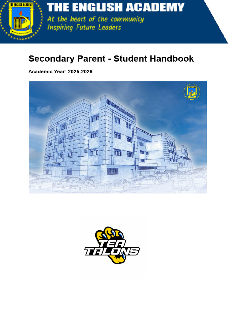 Secondary Handbook (-Curr) | PDF | Educational Assessment | Artificial ...