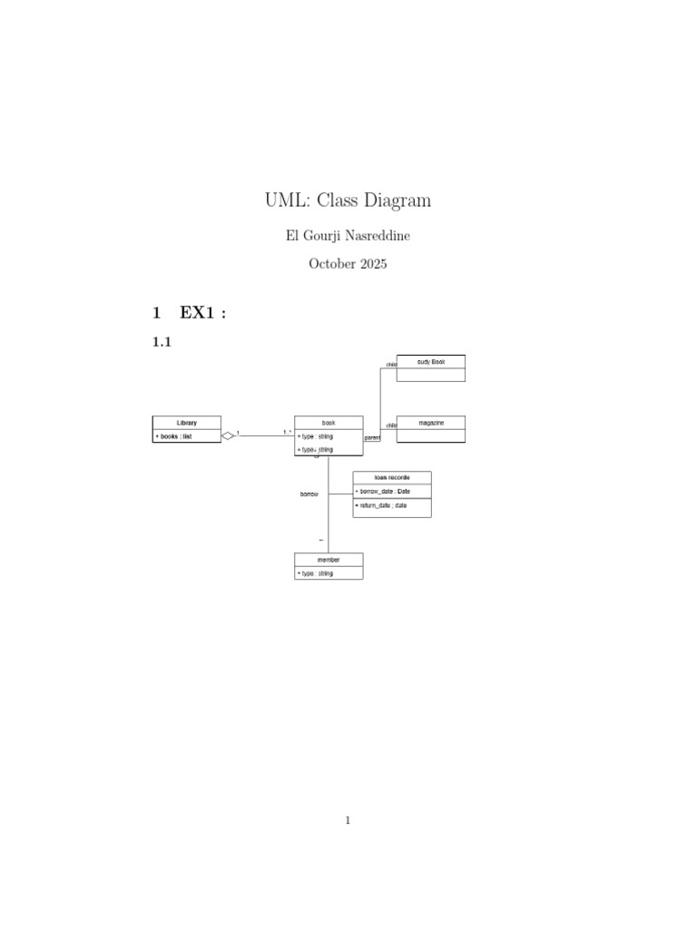TP Class Diagram | PDF