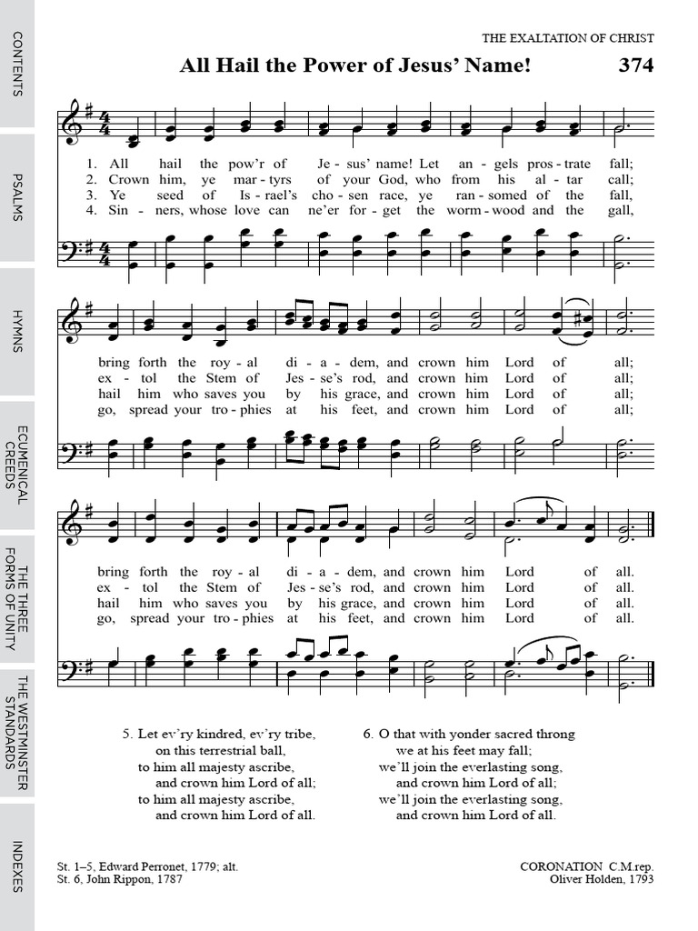 Exalting Jesus' Name in Worship | PDF | Christian Belief And Doctrine ...