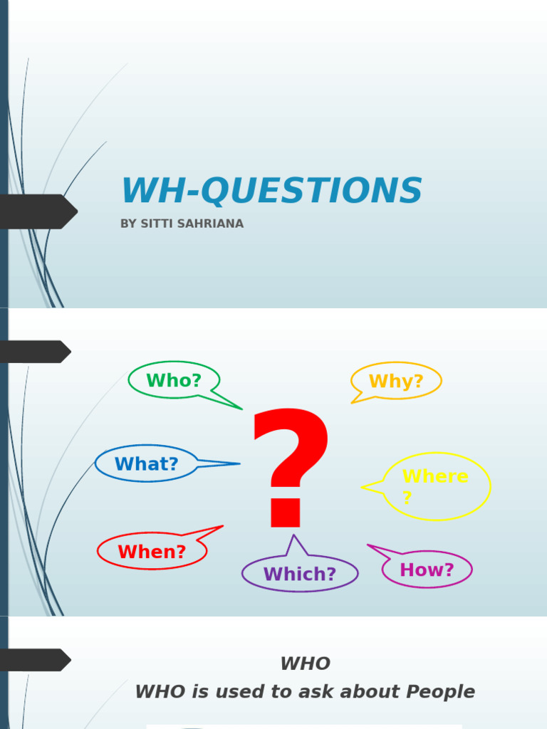 Understanding WH Questions in English | PDF | Chess Openings | Chess