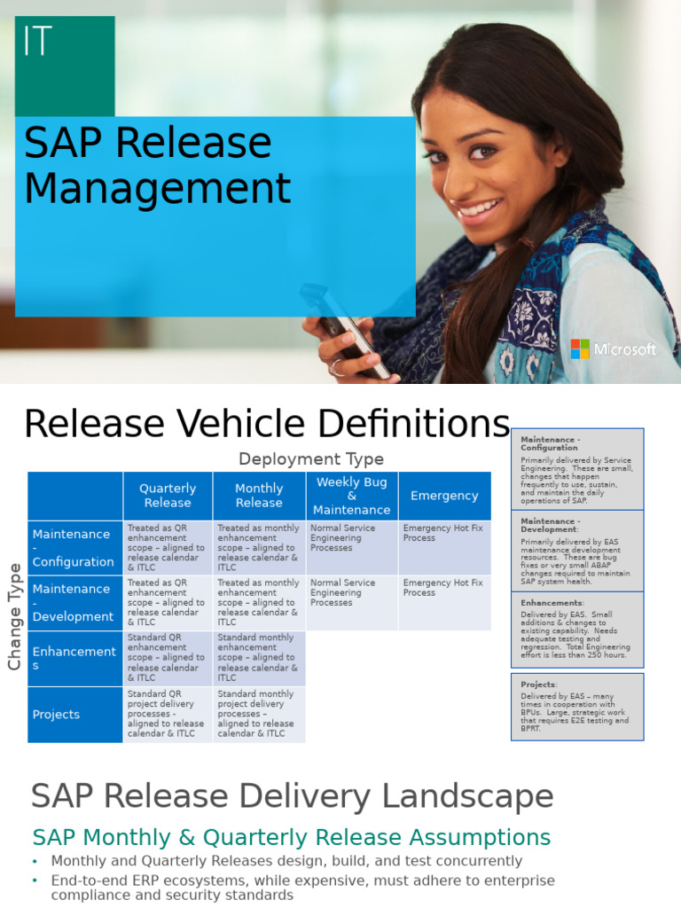 SAP Release Management Overview | PDF | Scrum (Software Development ...