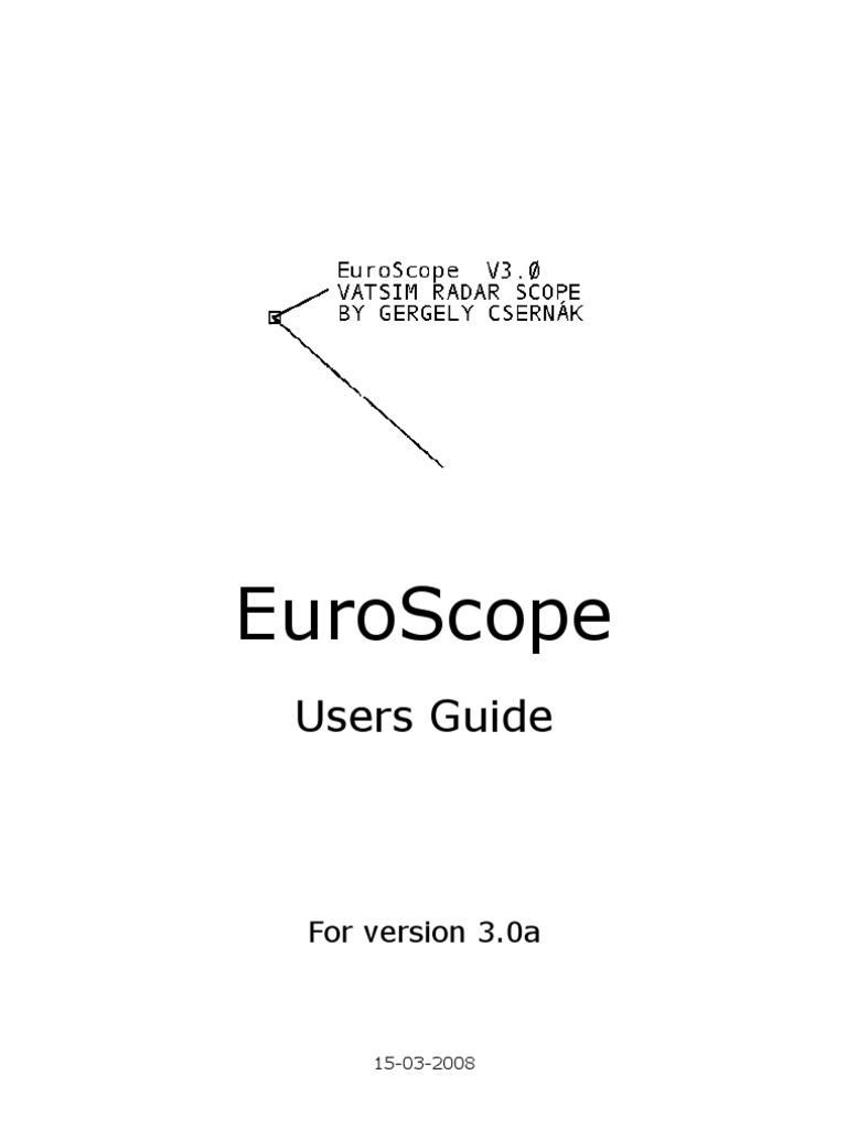 Manual Euroscope | PDF | Windows Registry | Installation (Computer Programs)