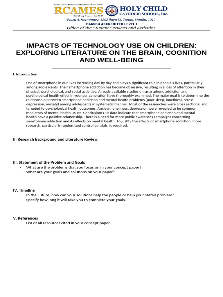 Copy of Concept Paper (Template) | PDF