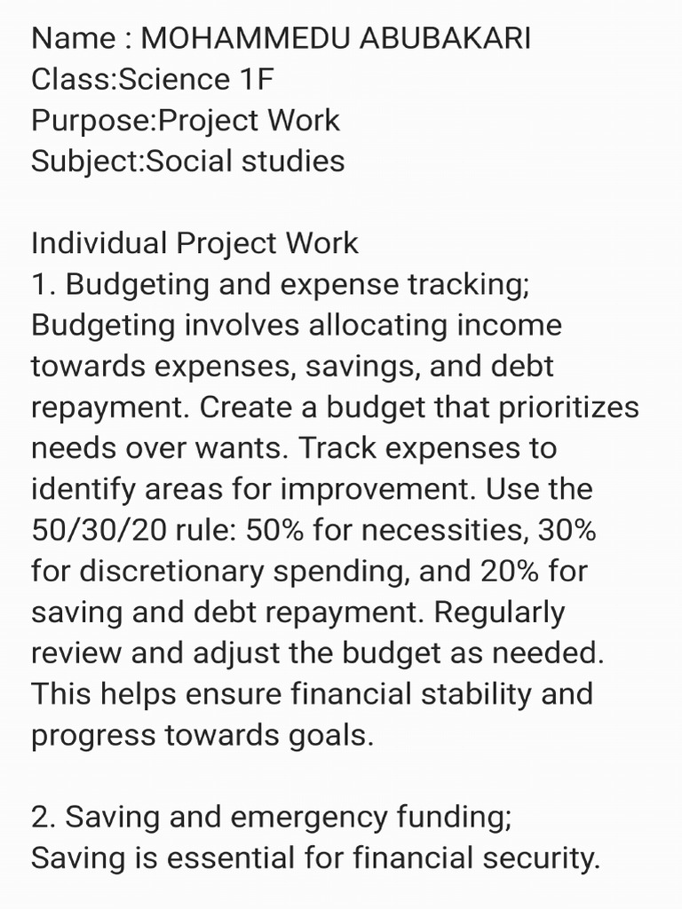 Social Project | PDF