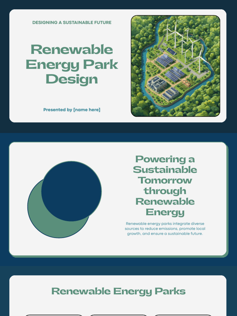 Designing Renewable Energy Parks | PDF | Renewable Energy | Sustainability
