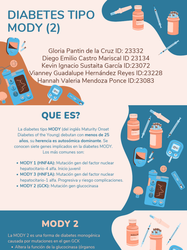 Blue Orange Creative Diabetes Presentation PDF | PDF | Diabetes ...