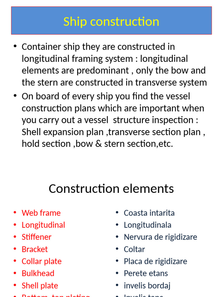 Ship Construction and Tank Inspection Guide | PDF