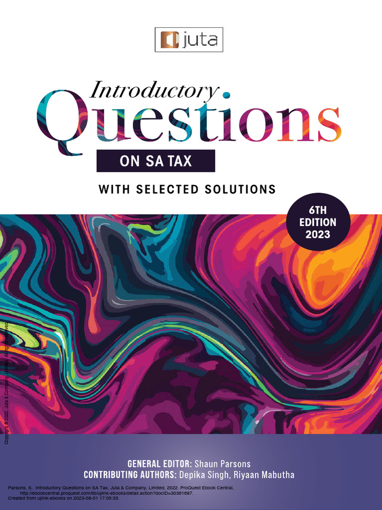 Introductory SA Tax Questions 2023 | PDF | Taxes | Gross Income