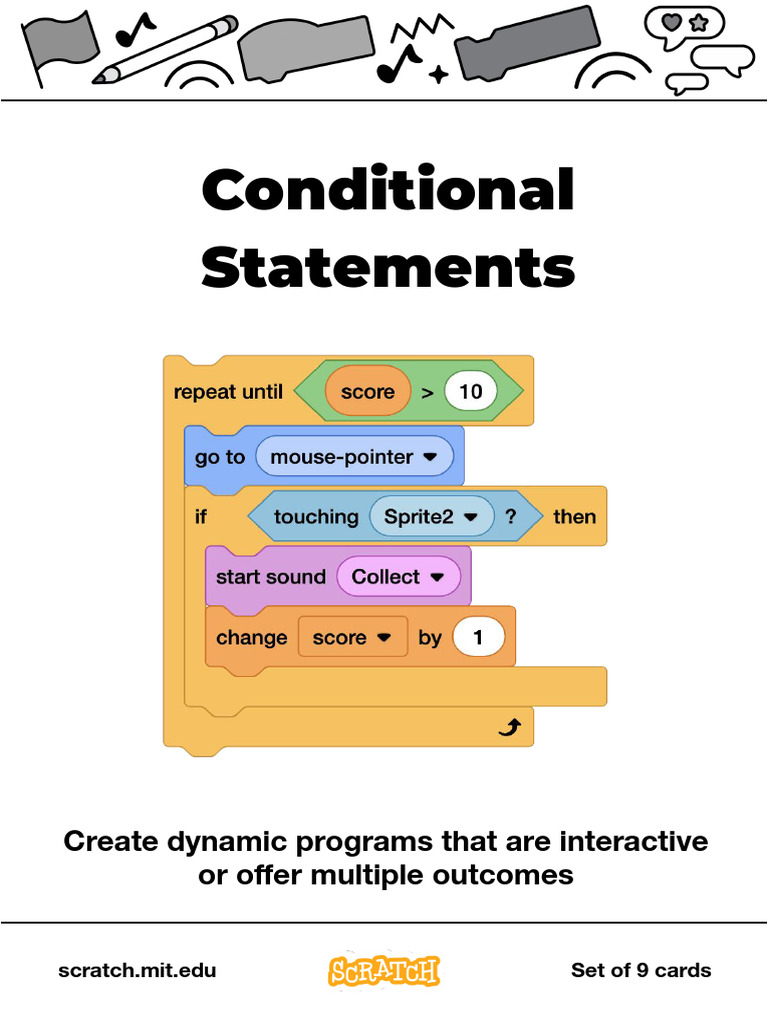 Interactive Scratch Conditional Games | PDF | Scratch (Programming ...