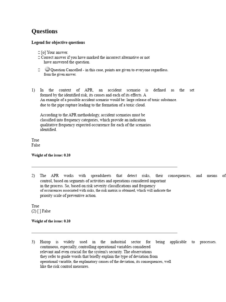 Risk Management Questionnaire | PDF | Risk | Psychological Resilience