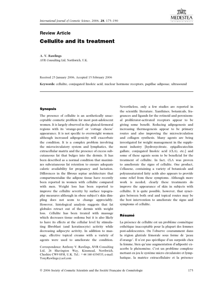 Cellulite Treatment Insights and Options | PDF | Transcription Factor ...