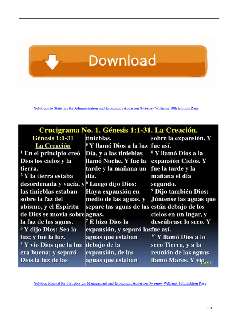 Solution Manual of Statistics For Administration and Economics Anderson ...
