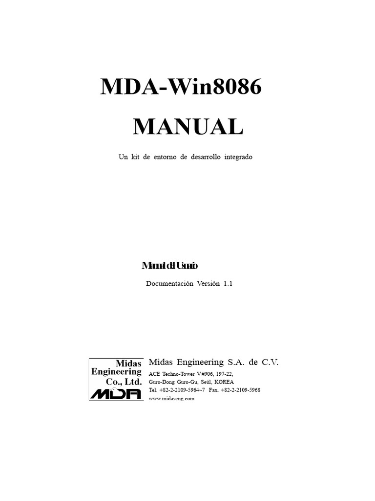 Win8086 v1.1 | PDF | X86 Architecture | Computing