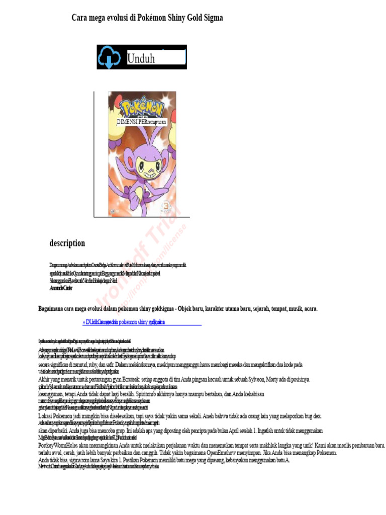 cara_mega_berkembang_di_pokemon_shiny_gold_sigma | PDF