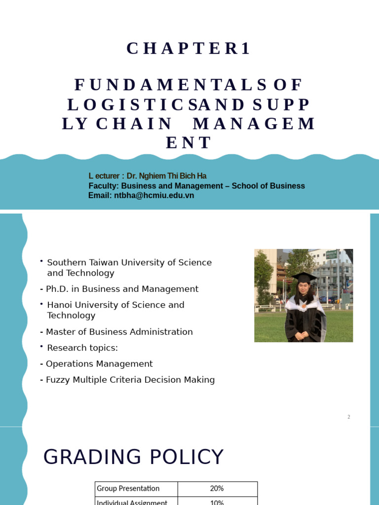 Chapter 1 - Fundamentals of Logistics and Supply Chain Management | PDF ...