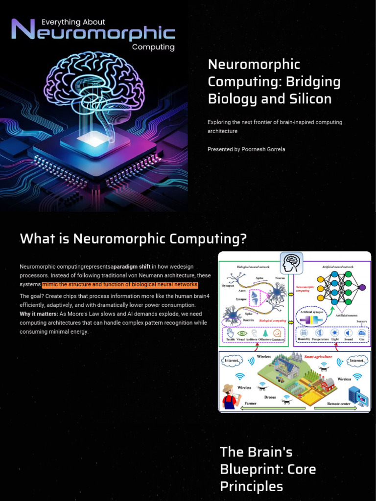 Neuromorphic Computing Bridging Biology and Silicon PDF | PDF | Artificial Intelligence ...