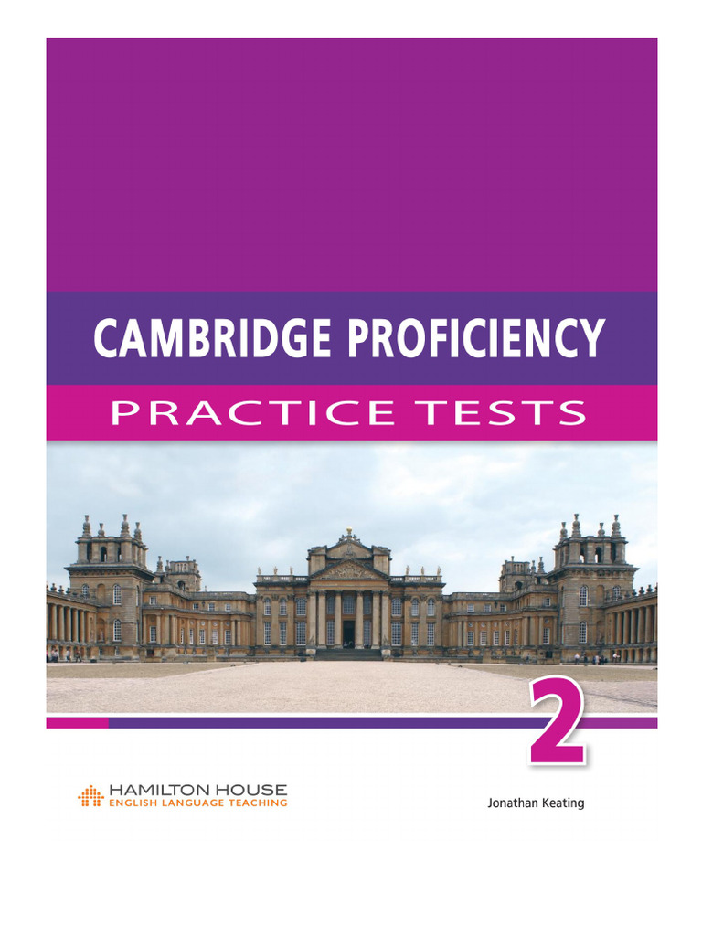 Cambridge Proficiency Practice Tests 2 Sample | PDF