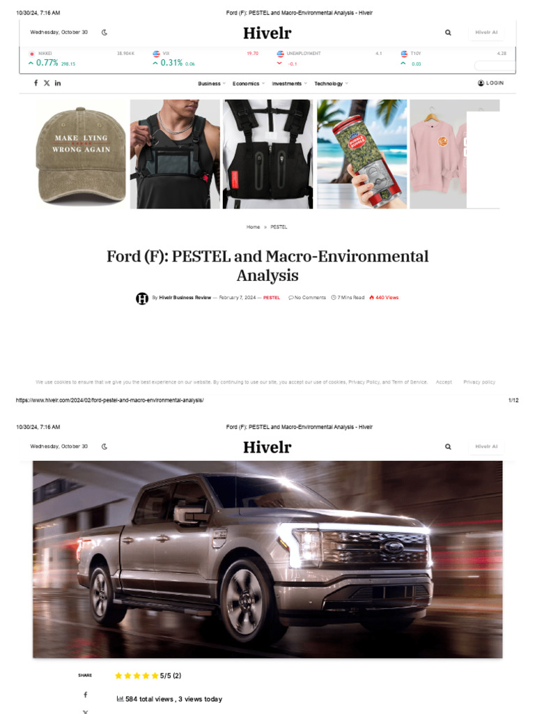 Ford (F)_ PESTEL and Macro-Environmental Analysis - Hivelr | PDF ...