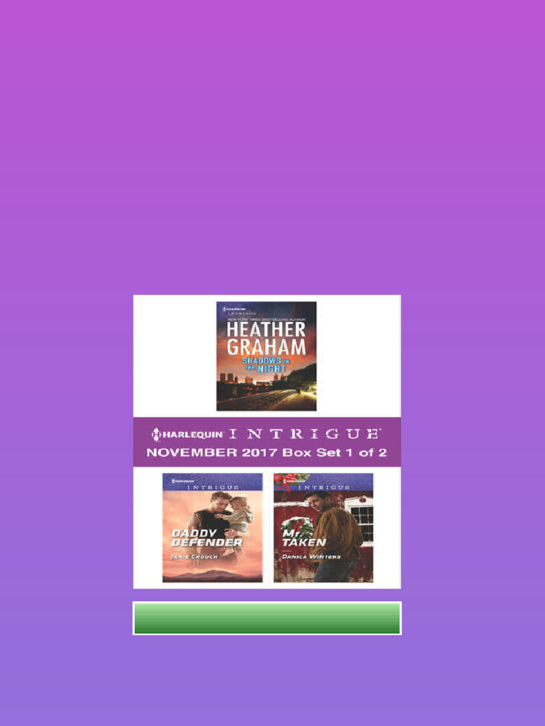 Harlequin Intrigue November 2017box Set 1 Of 2 An Anthology Heather ...