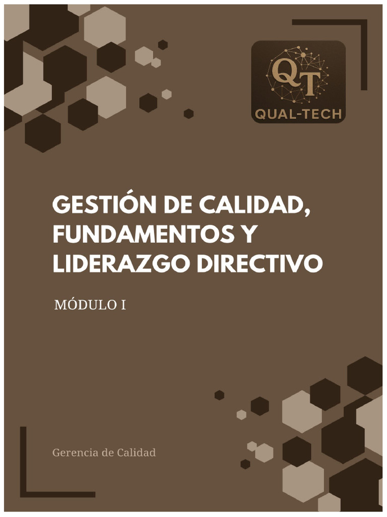 Gestión de Calidad, Fundamentos y Liderazgo Directivo - Mod #1 | PDF ...