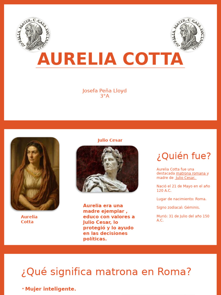 Aurelia Cotta | PDF