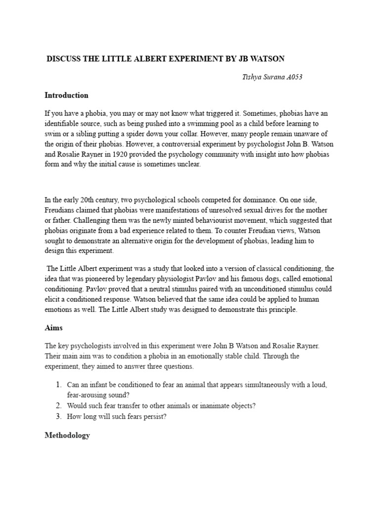 Definition | PDF | Classical Conditioning | Phobia