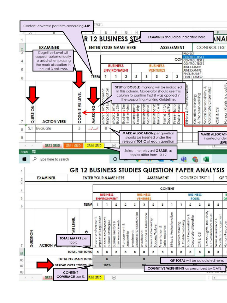 2025 BSTD Cognitive Grid Gr11 | PDF | Corporate Social Responsibility ...