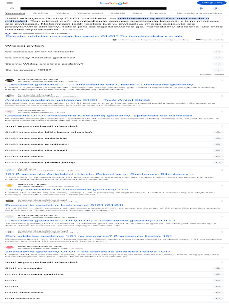 0101 Znaczenie - Szukaj W Google | PDF
