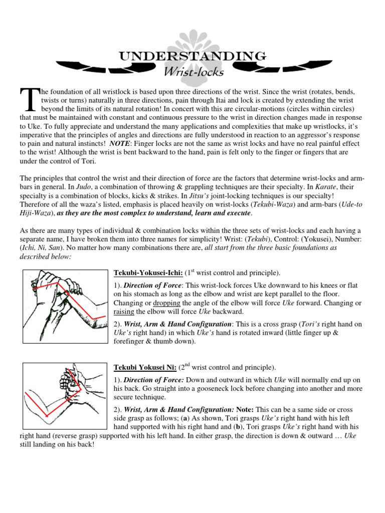 Understanding Wrist-Locks Website | PDF | Sports