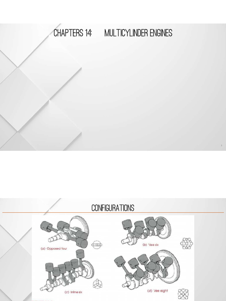 Lecture 13 - Multicylinder Engines | PDF | Force | Rotation