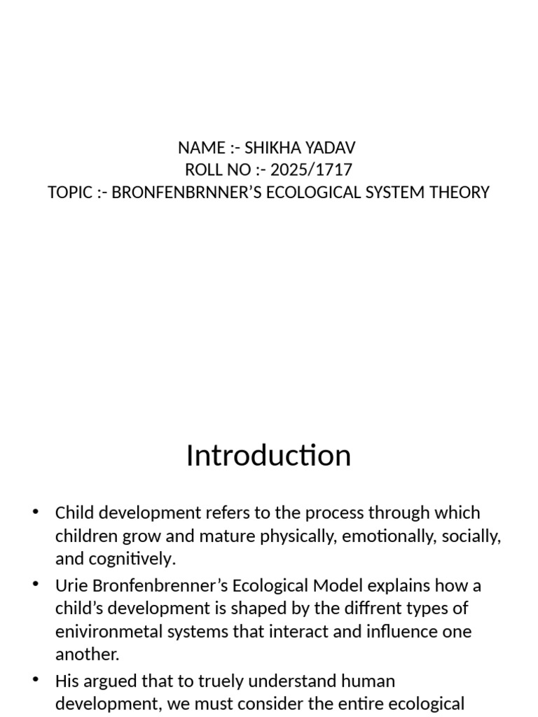 Child Development Presentation | PDF | Child Development | Liberal Arts ...