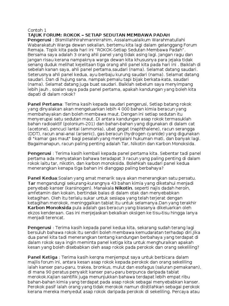 Contoh Forum | PDF