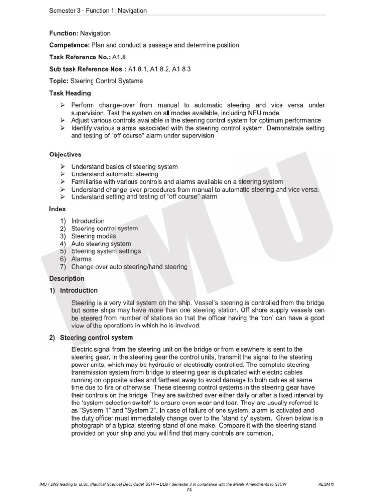 Steering Control | PDF