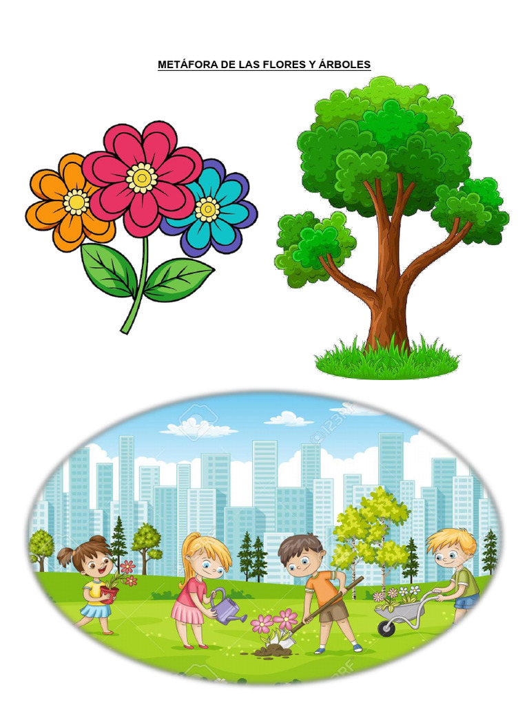 Metáfora de Las Flores y Árboles | PDF
