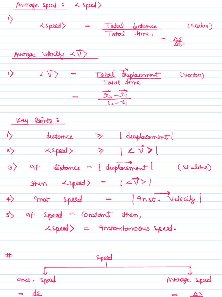 Kinematics 1D - 1 | PDF