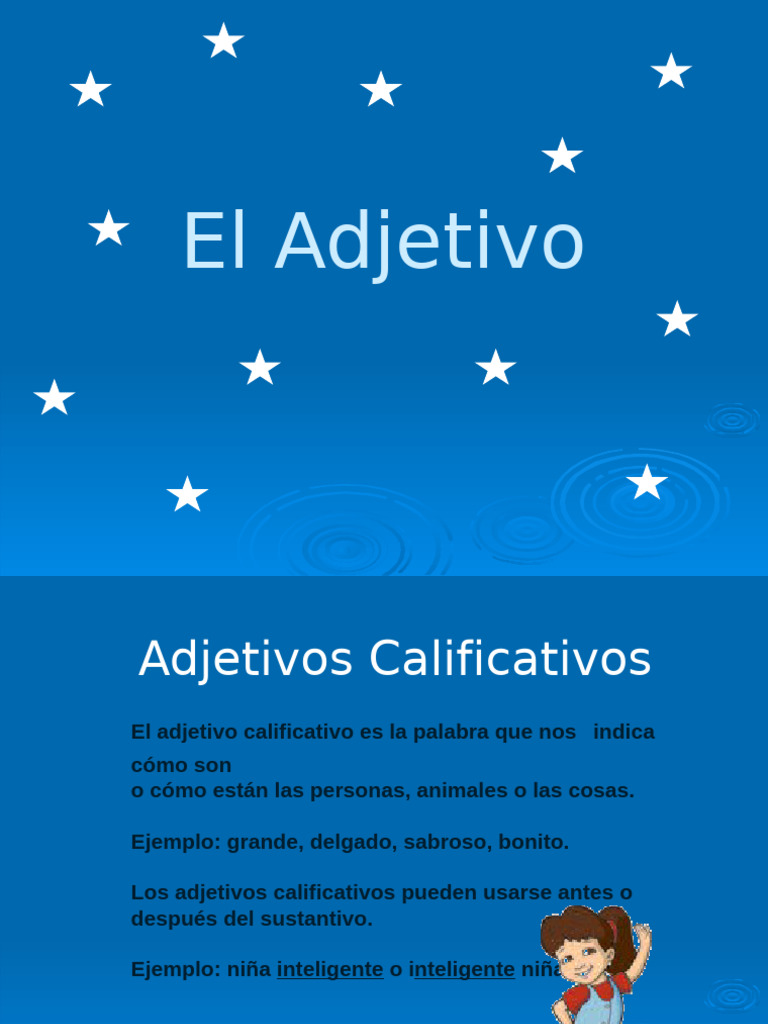 Comparto 'Adjetivos' con usted | PDF