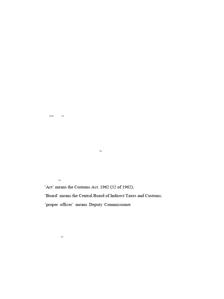 Customs Provisional Assessment Regulations | PDF | Customs | Government