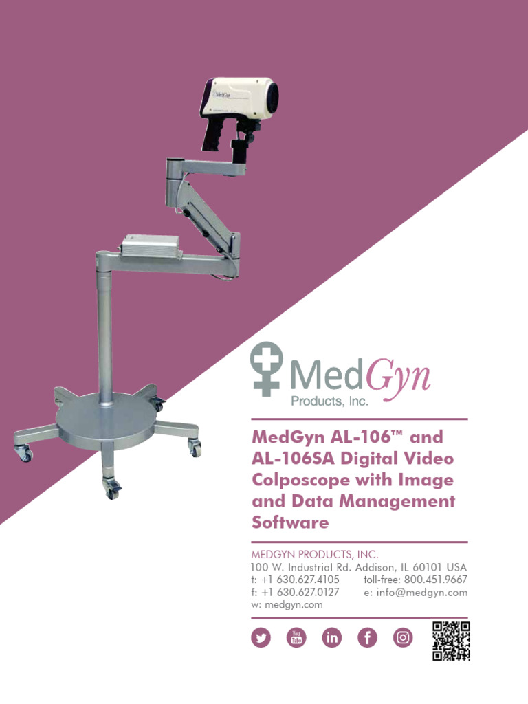 MedGyn AL-106 Digital Colposcope System | PDF | Video | Computer Monitor