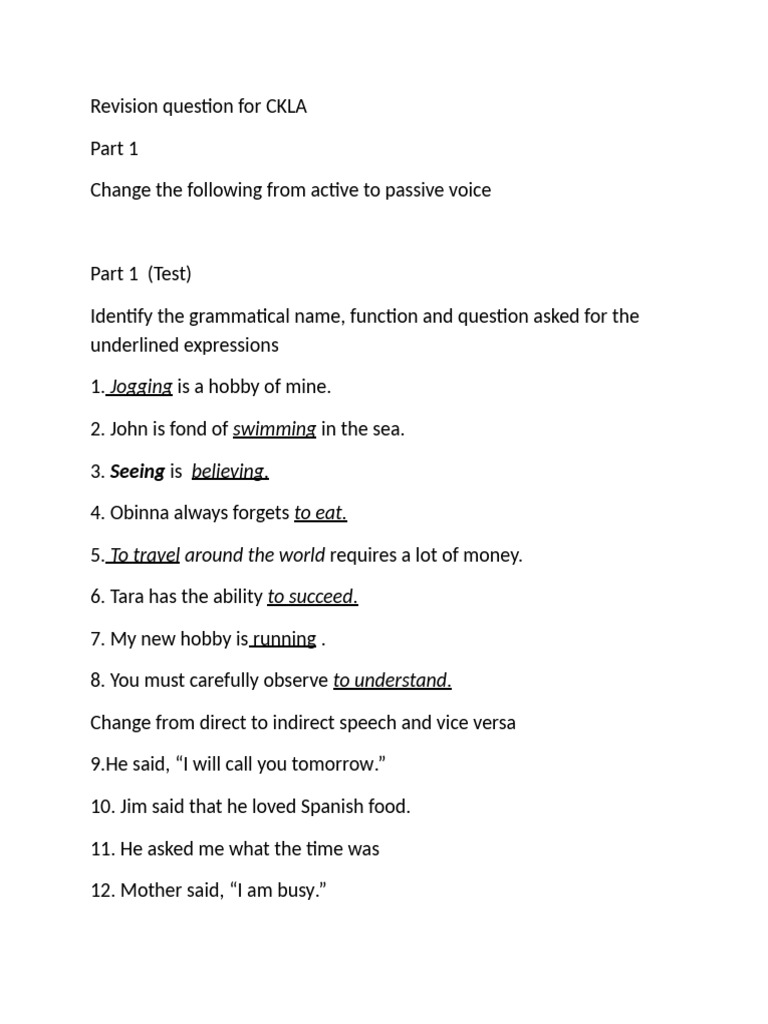 Revision Question For CKLA | PDF
