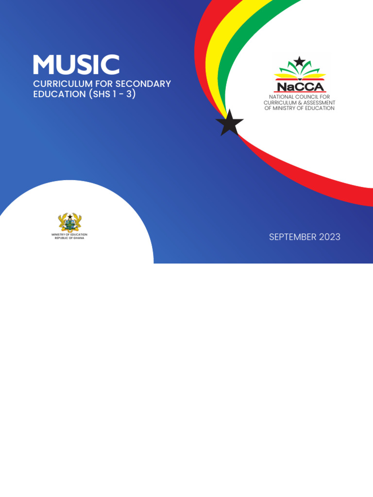 Ghana SHS Music Curriculum 2023 | PDF | Learning | Curriculum
